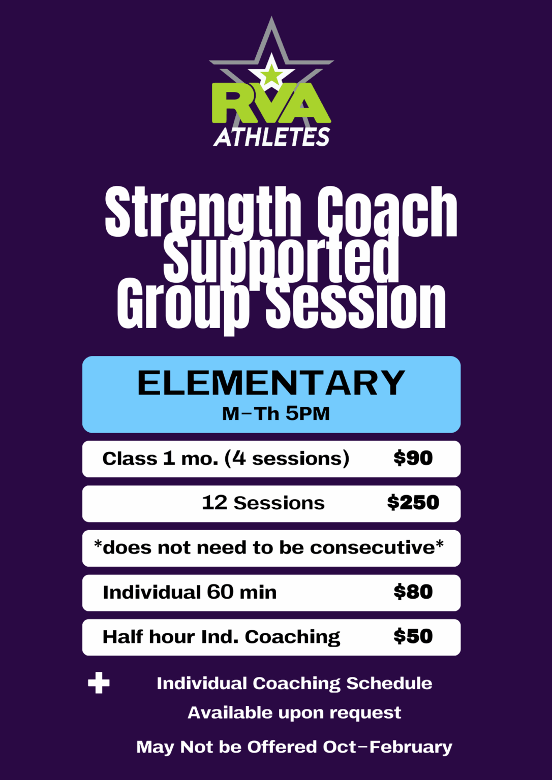 RVA Athletes Development Program - Tuckahoe Sports